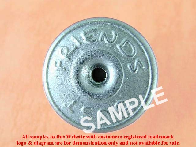 Brilliant Metal Button