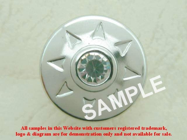 Brilliant Metal Button